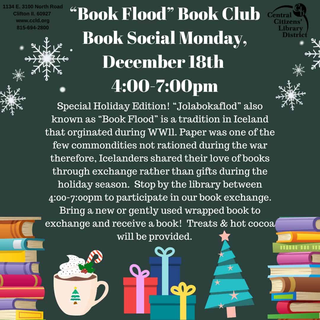 Book Club: Book Exchange! – Central Citizens Library District