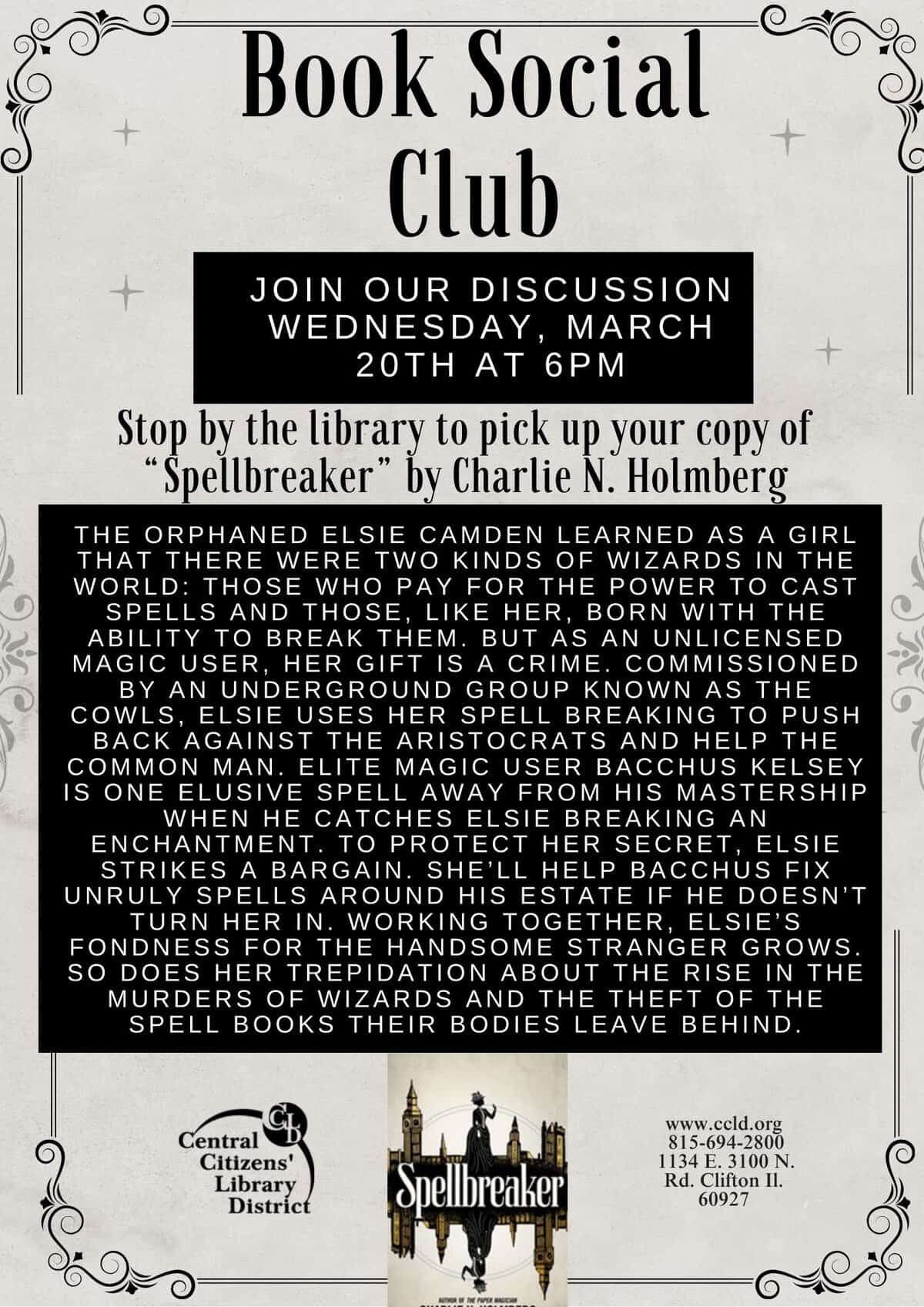 Book Social Club – Central Citizens Library District