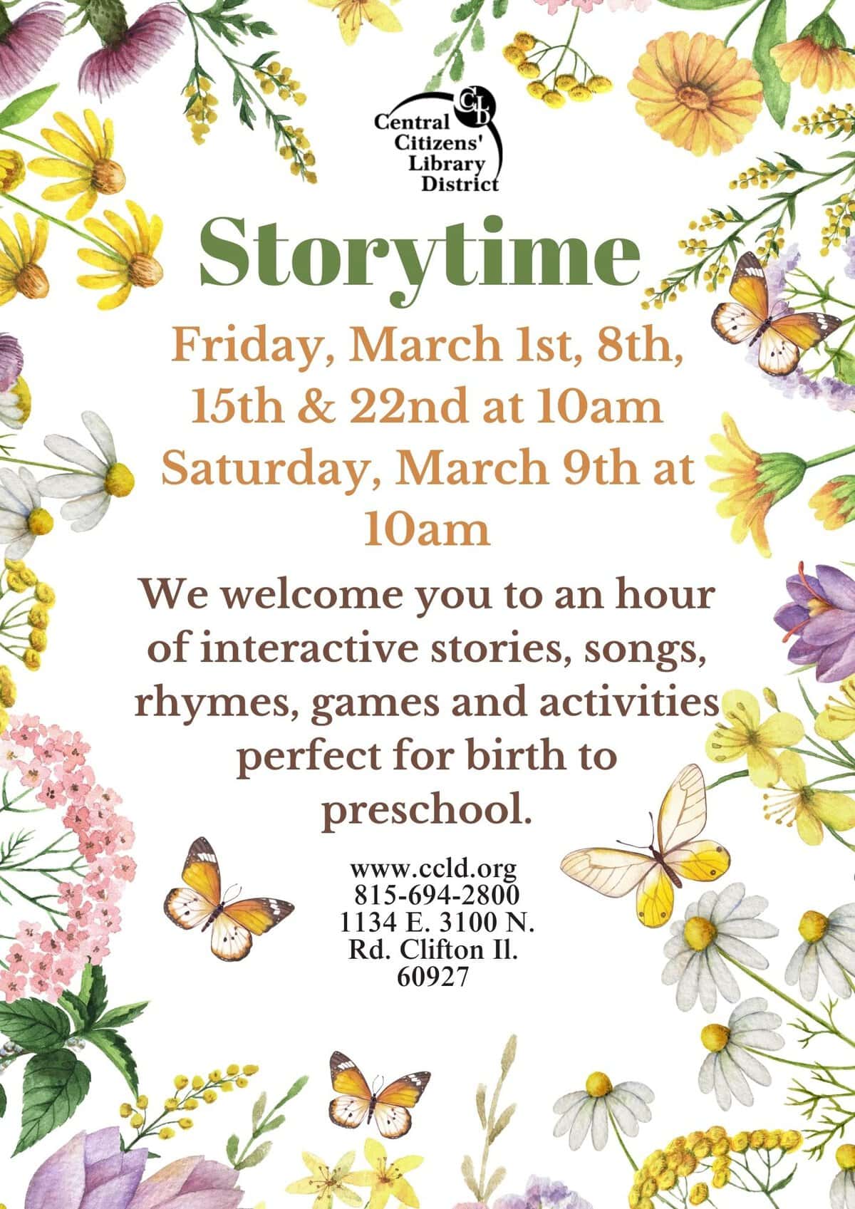 Storytime – Central Citizens Library District