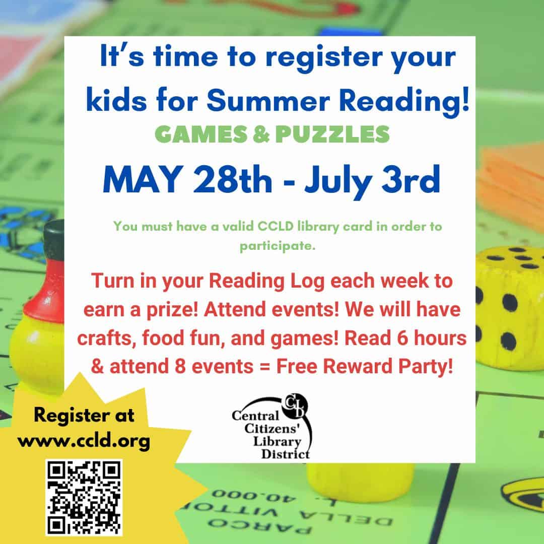 Kids Summer Reading Registration is open! – Central Citizens Library ...
