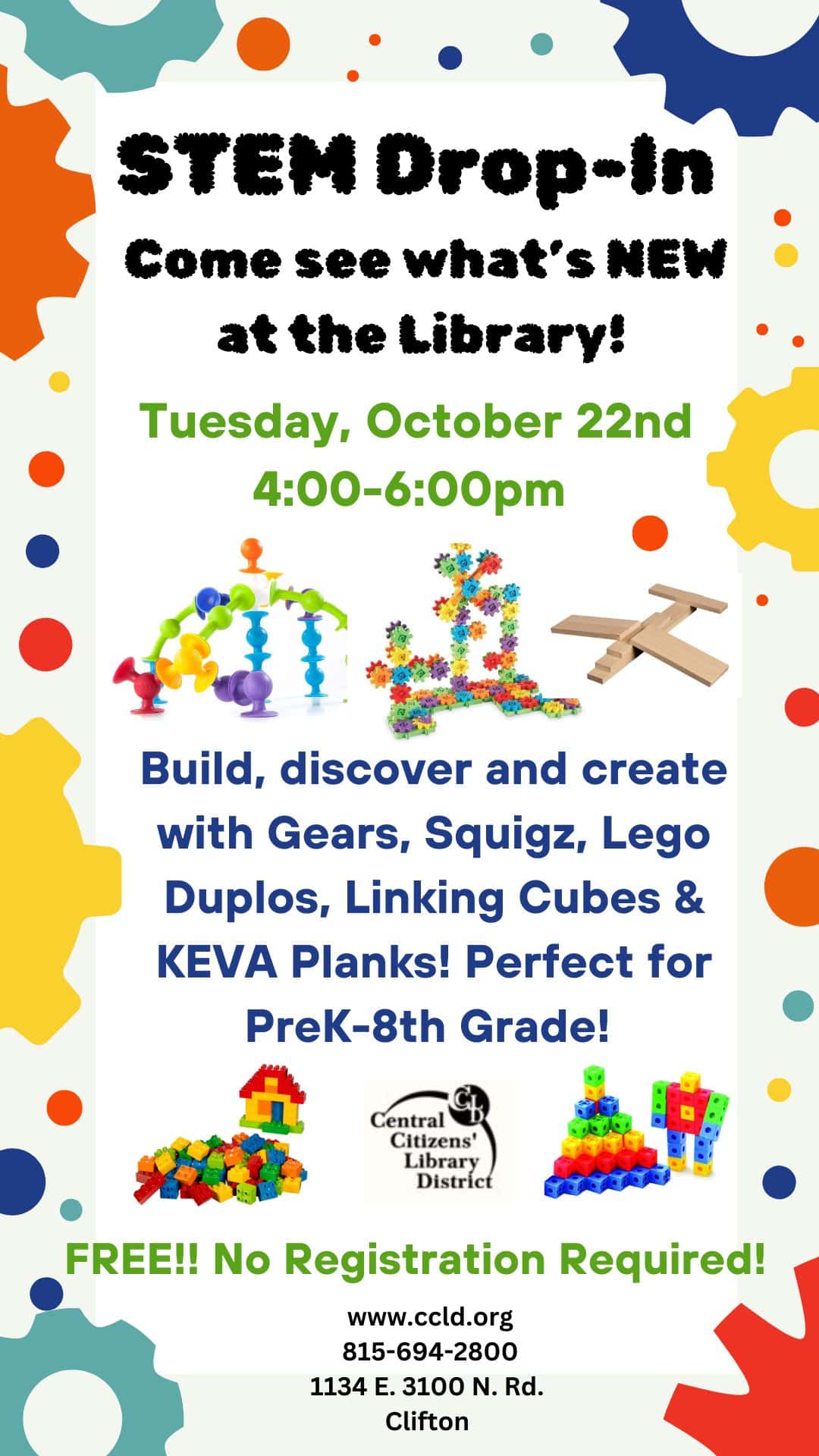 STEM Exploration Drop-In – Central Citizens Library District